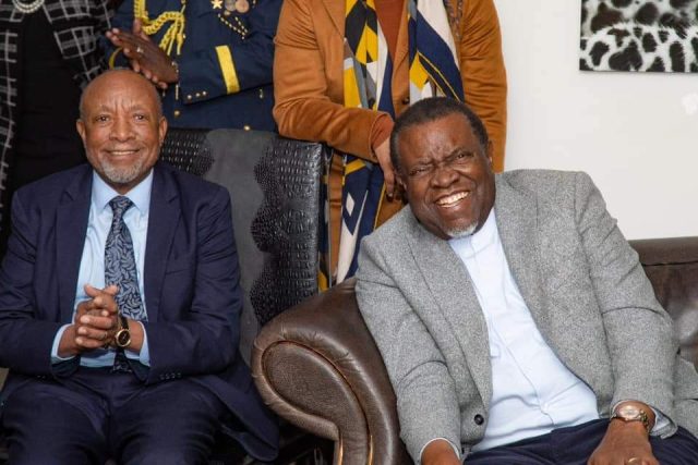 President Geingob Commends Vice President Mbumba’s Contributions on His ...